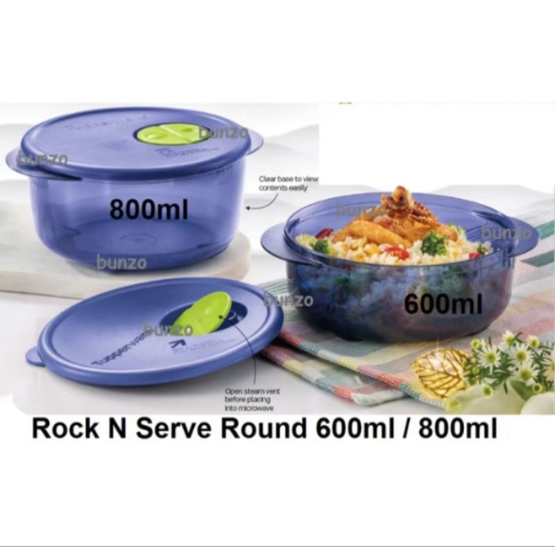 Tupperware Crystalwave Rectangular Lunch box 1L, Divided Dish 900ml ...