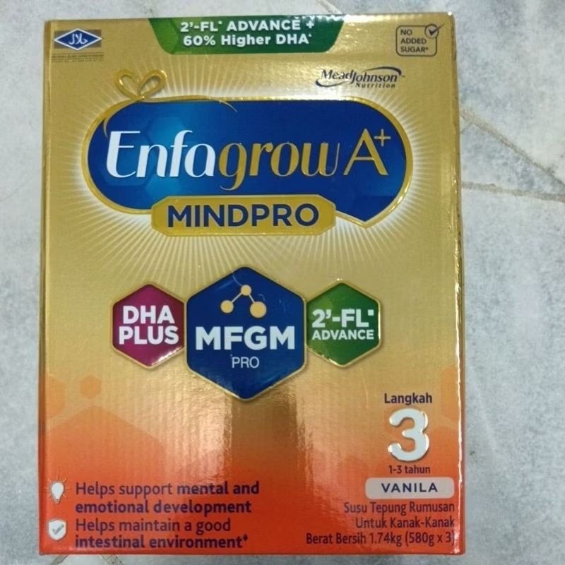 Enfagrow A+ Mind Pro Step 3 (VANILLA) 1.74KG Exp:06/2026 | Shopee Malaysia