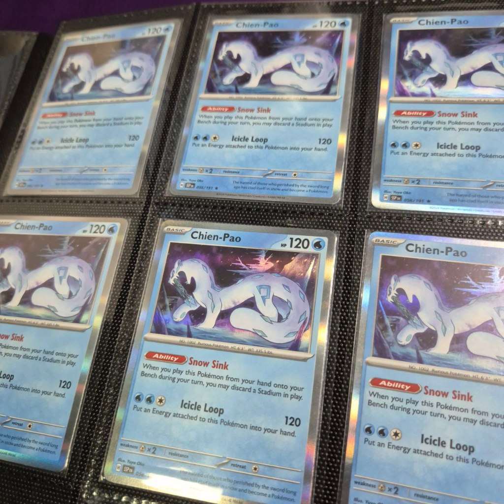 Pokemon TCG Surging Sparks Holo Rare Terapagos Togekiss Chien-Pao ...
