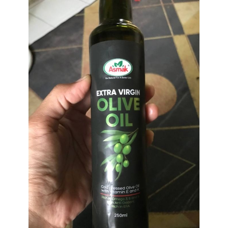 Asmak Minyak Zaitun (Extra Virgin Olive Oil Cold Pressed) Cooking Food ...