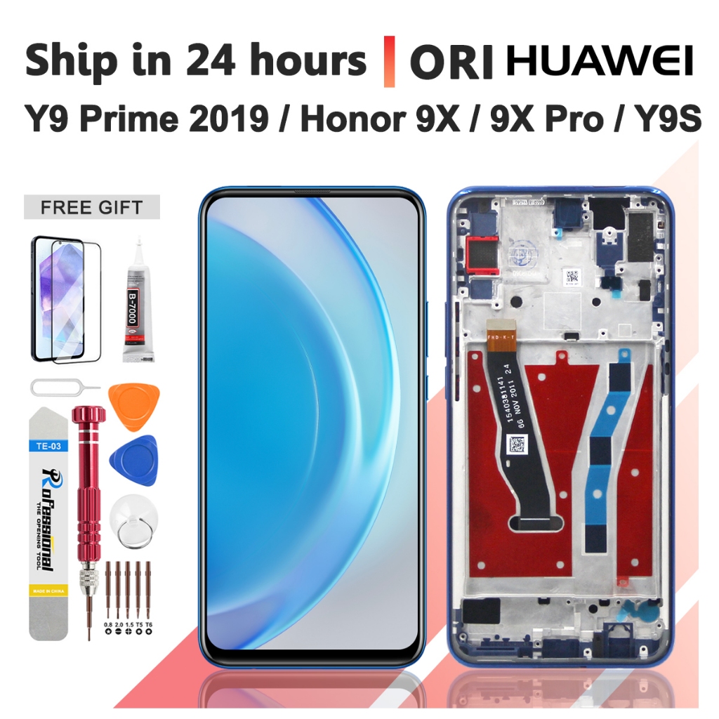 FOR LCD HUAWEI Y9 Prime 2019 STK-L21 STK-L22 STK-LX3/HONOR 9X/ 9X Pro/Y9S/P Smart Z Replacement ...