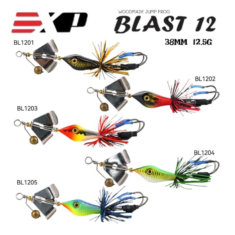 EXP BLAST-12 JUMP FROG (WOOD) 38MM/12.5G | Shopee Malaysia