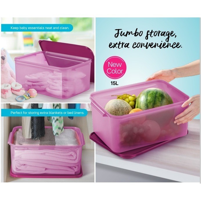 Tupperware Jumbo Modular Keeper (1) 15L | Shopee Malaysia
