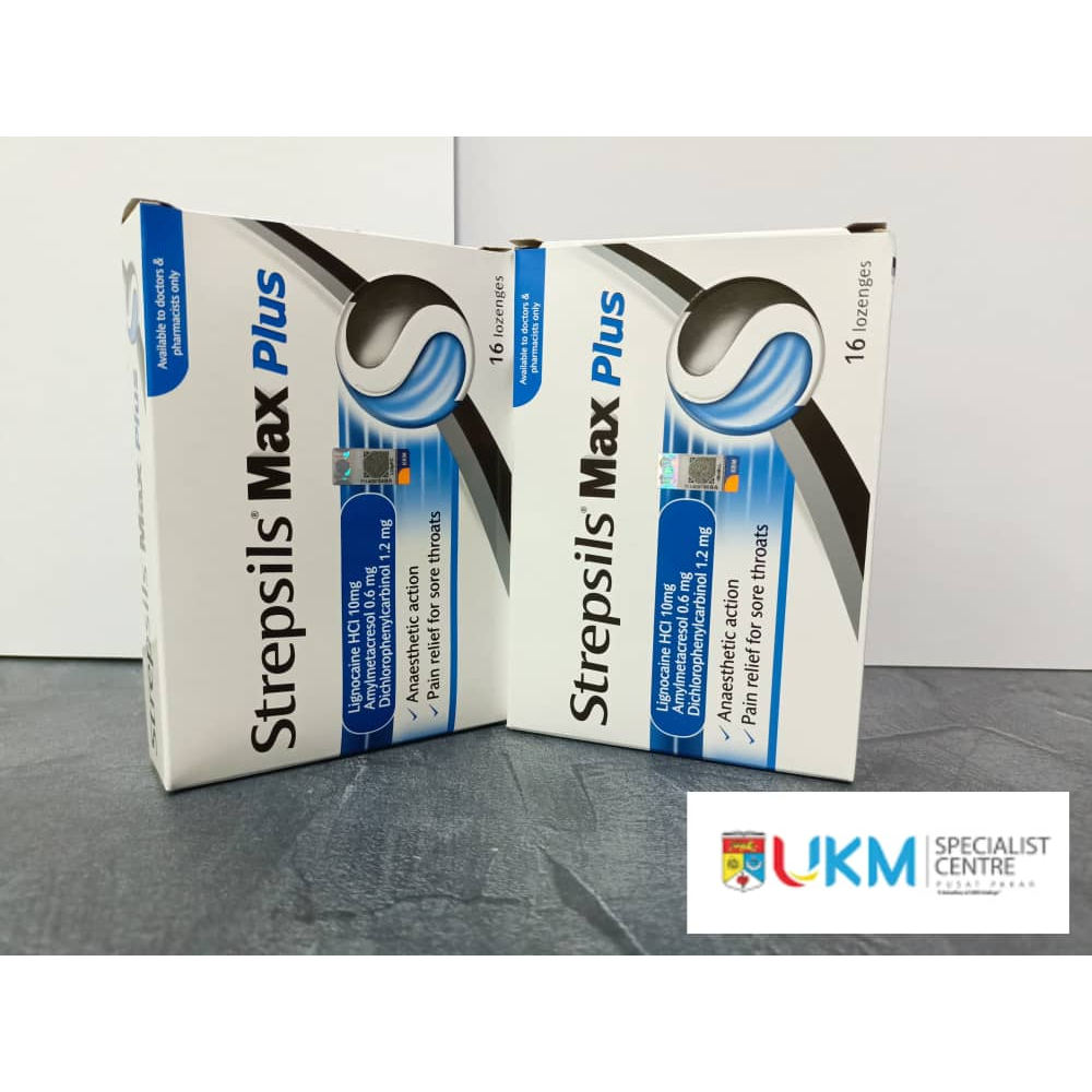 Strepsils MAX PLUS Lozenges 16's (BLUE) | Shopee Malaysia