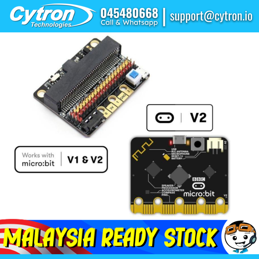 Kittenbot IOBit V2 Board for micro:bit, works with micro:bit V1&V2 ...