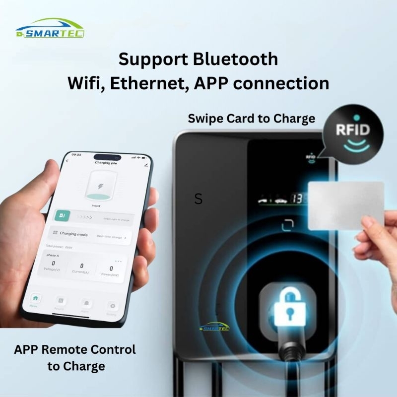 Smartec EV Charging Station 32A Electric Vehicle Car Charger Wallbox 11 ...