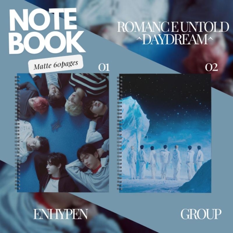 ENHYPEN]KPOP ENHYPEN ROMANCE UNTOLD : DAYDREAM NOTEBOOK A6 RING JAKE ...