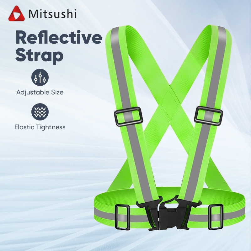 Mitsushi High Reflective Vest Riding Jacket Security Night Light ...