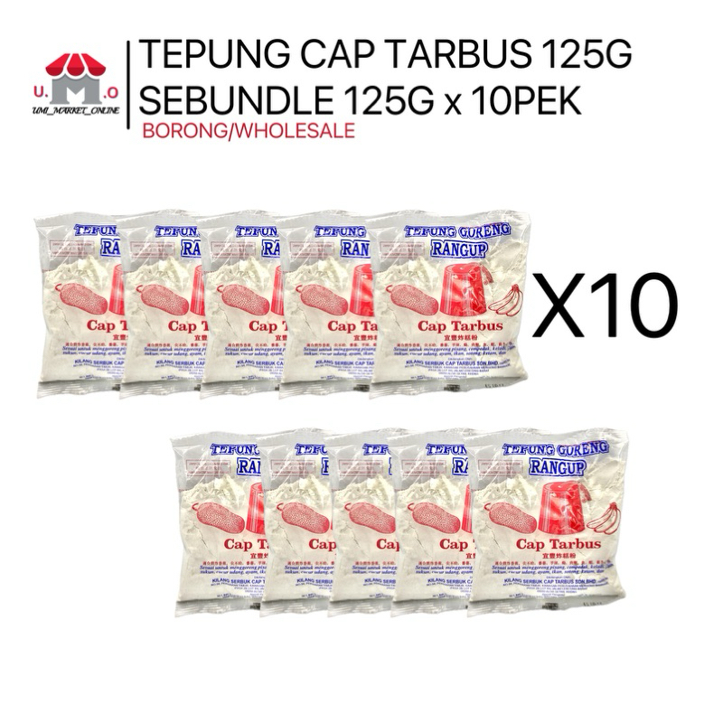 TEPUNG CAP TARBUS SEBUNDLE 125gx10PEK | Shopee Malaysia