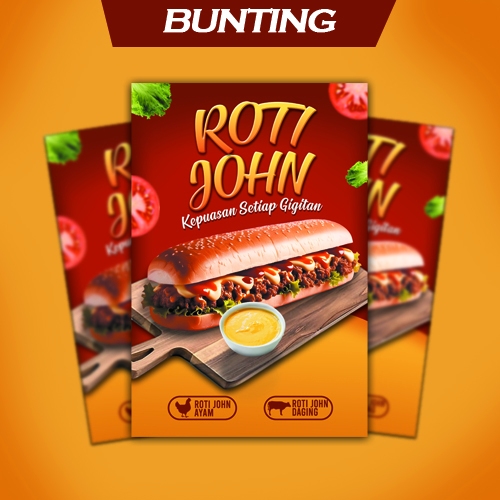 Banner Bunting Roti John Sedap Murah Bazaar Ramadhan Pasar Malam ...
