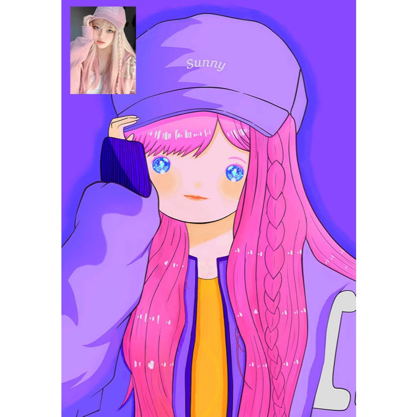 Portrait illustration | Digital Portrait drawing | Lukisan Potret ...