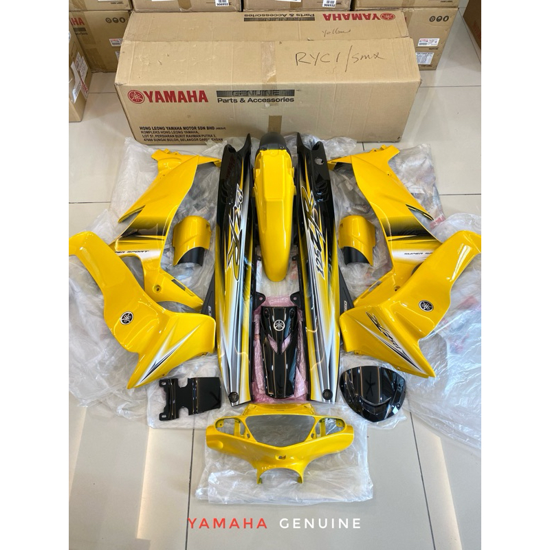COVERSET KUNING DIRAJA 125ZR ORIGINAL HLY💯(COMPLETE) | Shopee Malaysia