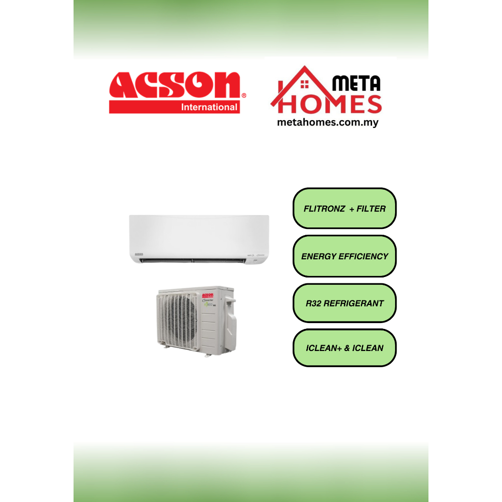 Acson 1.5HP Viento Inverter Air Conditioner A3WMY15EF | Shopee Malaysia