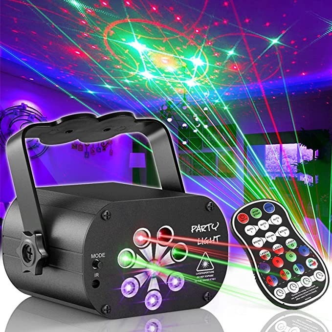 60/120/240 Pattern Laser Projector Stage Light LED RGB Party Home KTV ...