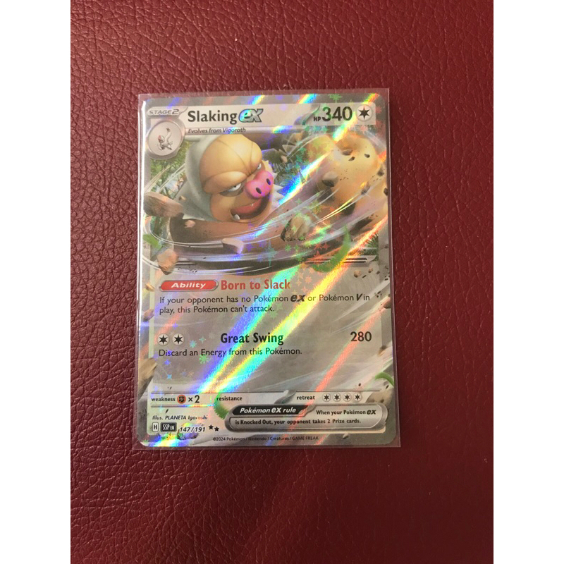 Pokémon PTCG Slaking ex 147/191 Foil | Shopee Malaysia