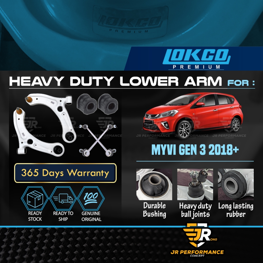 Lokco Lower Arm / Stabilizer Link / Stabilizer Bush Lokco Perodua Myvi ...
