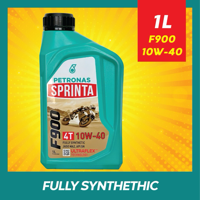 Petronas Sprinta F900 10w-40 1liter FULLY SYNTHETIC | Shopee Malaysia