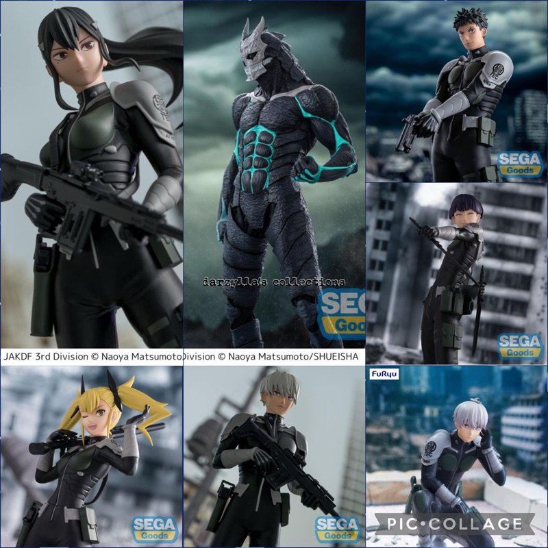 SEGA Luminasta Kaiju No. 8 Figure Hachigo Kaiju Anime Kafka Mina Reno ...