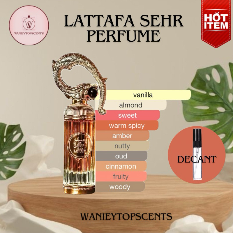 [ DECANT ]- LATTAFA SEHR PERFUME UNISEX EDP | Shopee Malaysia