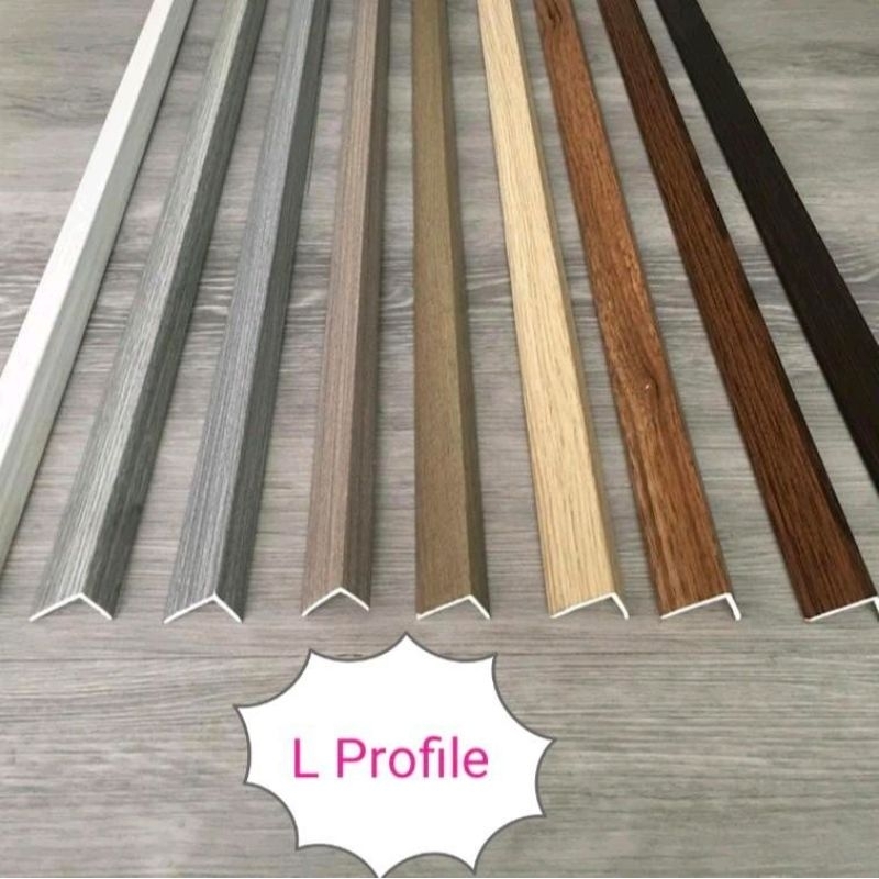 L Profile PVC Medium Tebal 2mm x Lebar 25mm x Panjang 2900mm (4.5ft x ...