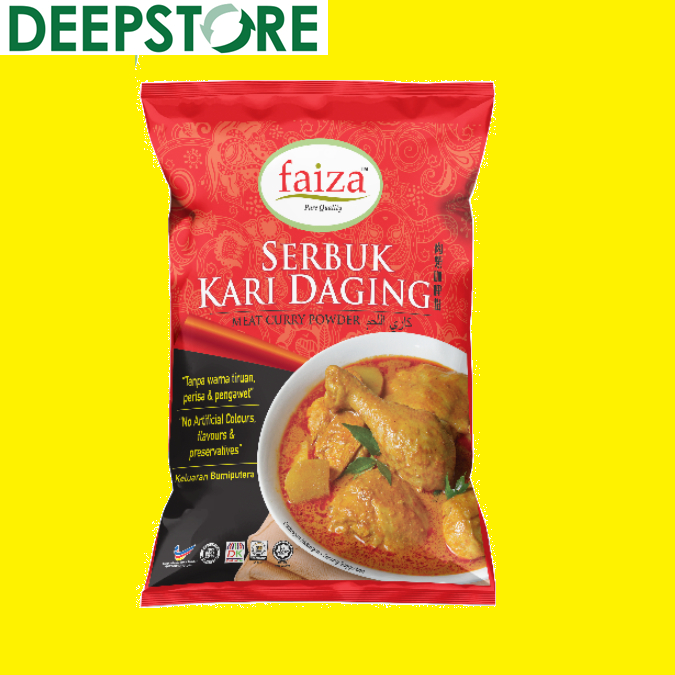 FAIZA's Rempah Kari Daging 200gm(100gm X2 Pkt) | Shopee Malaysia