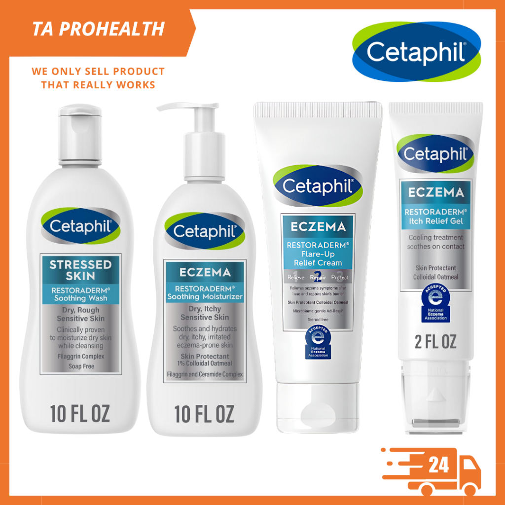 Cetaphil Eczema Restoraderm Flare-Up Relief Cream / Soothing ...