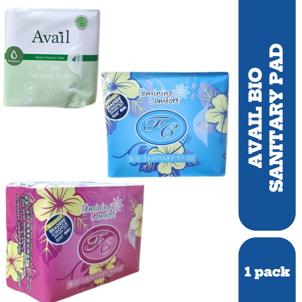 AVAIL FC PAD DAY, NIGHT & PANTILINER (BLUE, PINK & GREEN) | Shopee Malaysia