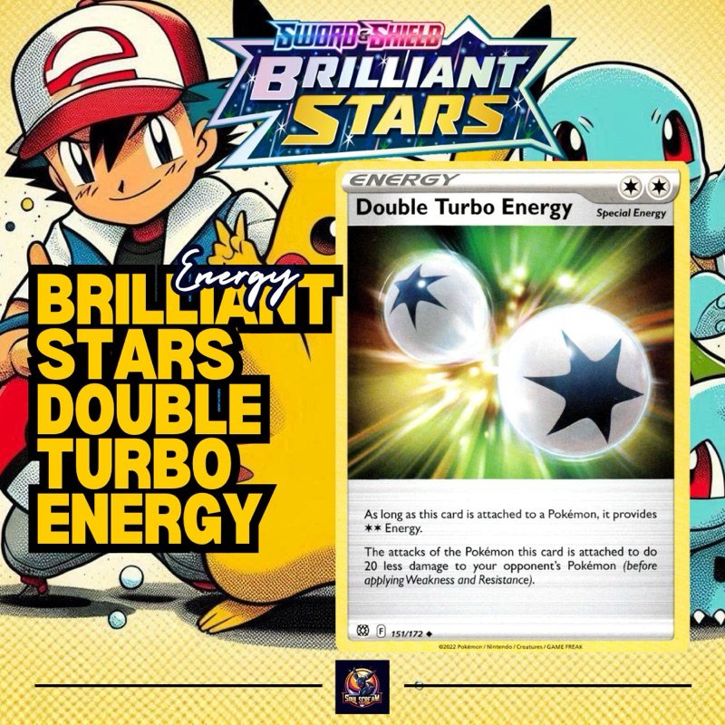 Pokemon TCG Double Turbo Energy 151/172 Brilliant Stars | Shopee Malaysia