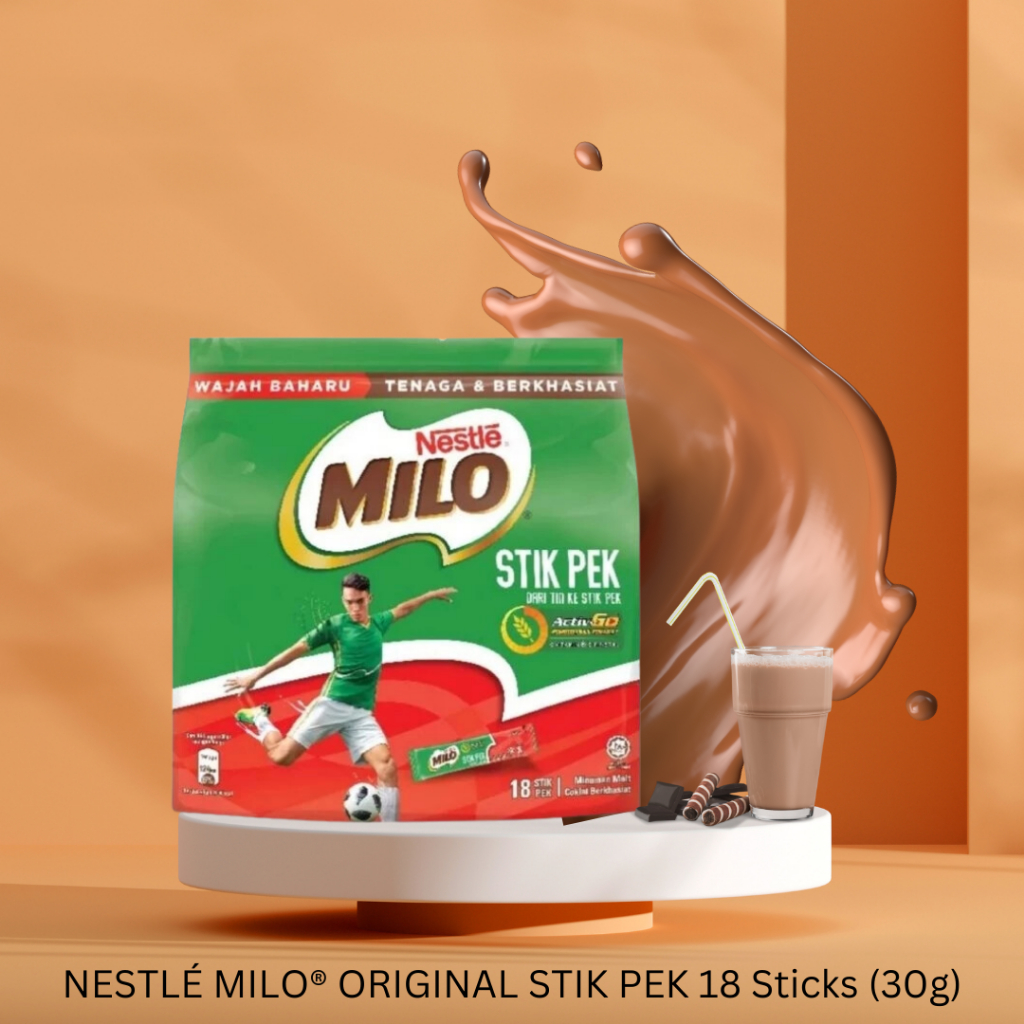 NESTLÉ MILO® ORIGINAL STIK PEK 18 Sticks (30g)*1 | Shopee Malaysia