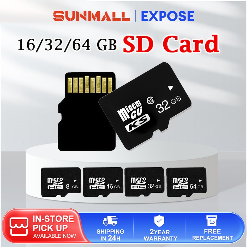 EXPOSE Universal SD Card Memory Card For Android 64GB 32GB 16GB ...