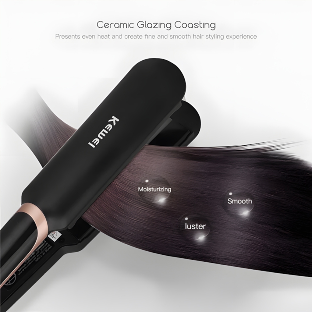 KEMEI KM-329 Professional Alat Lurus Rambut Heating Hair Straightener ...