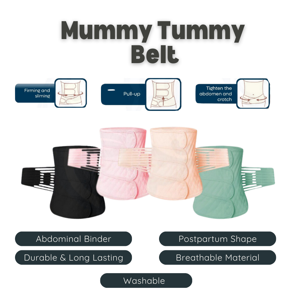 Mommy Tummy Belt Abdominal Binder Postpartum Belt Bengkung Belly ...