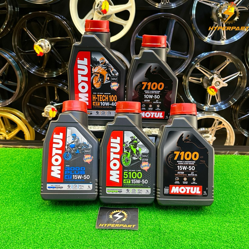 MOTUL ENGINE OIL SEMI MINYAK 100% SYNTHETIC 3000 3100 5100 7100 YAMAHA ...