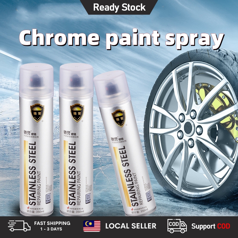 No Rust Chrome Paint Spray Cartridges With Chrome Plated Steel Wheel ...