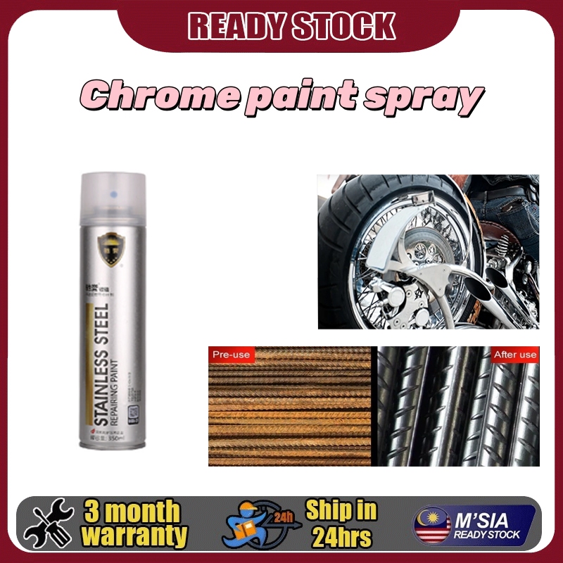 No Rust Chrome paint spray Cartridges With Chrome Plated Steel Wheel ...