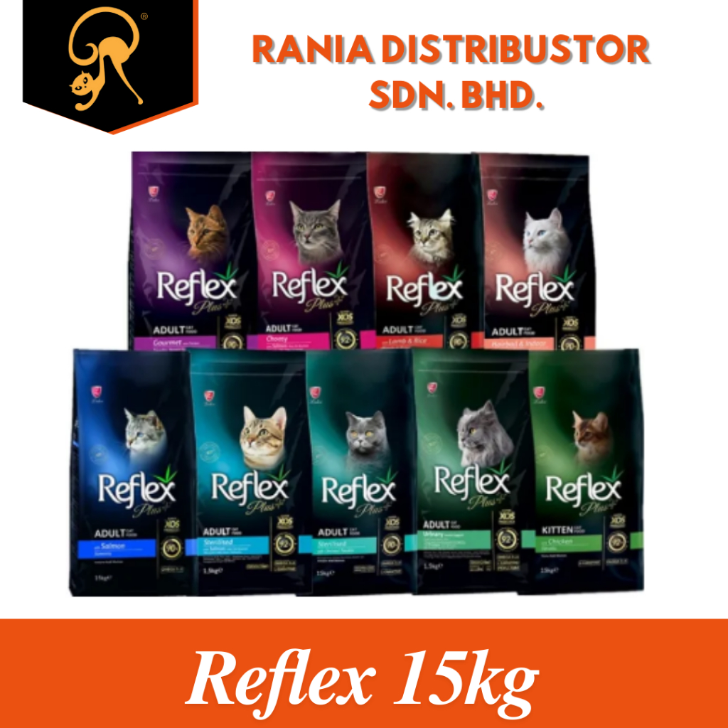 Reflex Plus Super Premium 15kg - Chicken / Salmon / Lamb | Shopee Malaysia