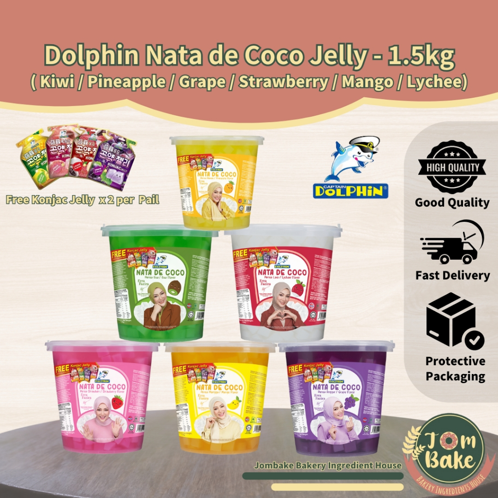 Captain Dolphin Nata de Coco Jelly [ 1.5kg ] | Shopee Malaysia