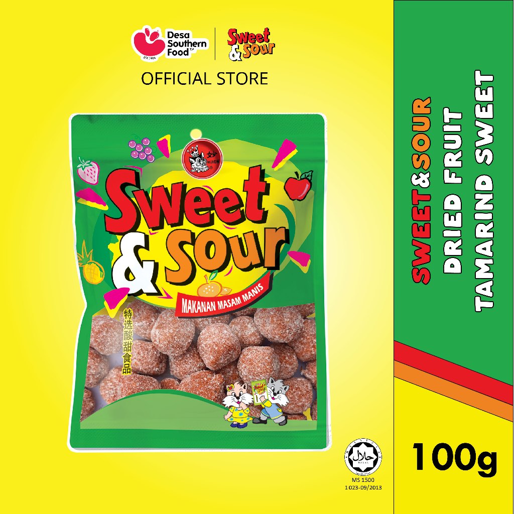 Sweet&Sour Dried Fruit Tamarind Sweet/Gula Asam - 100g | Shopee Malaysia