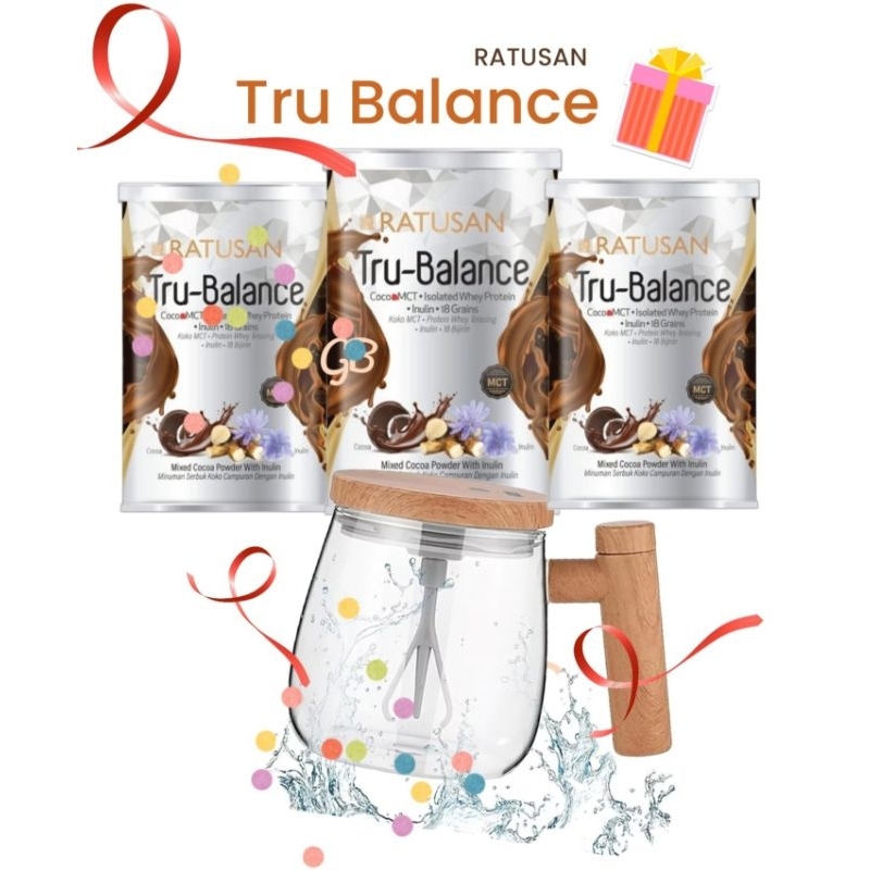 👍1.1 🌟 RATUSAN NEW TRU-BALANCE MCT, Isolated WHEY Protein 450 G ...