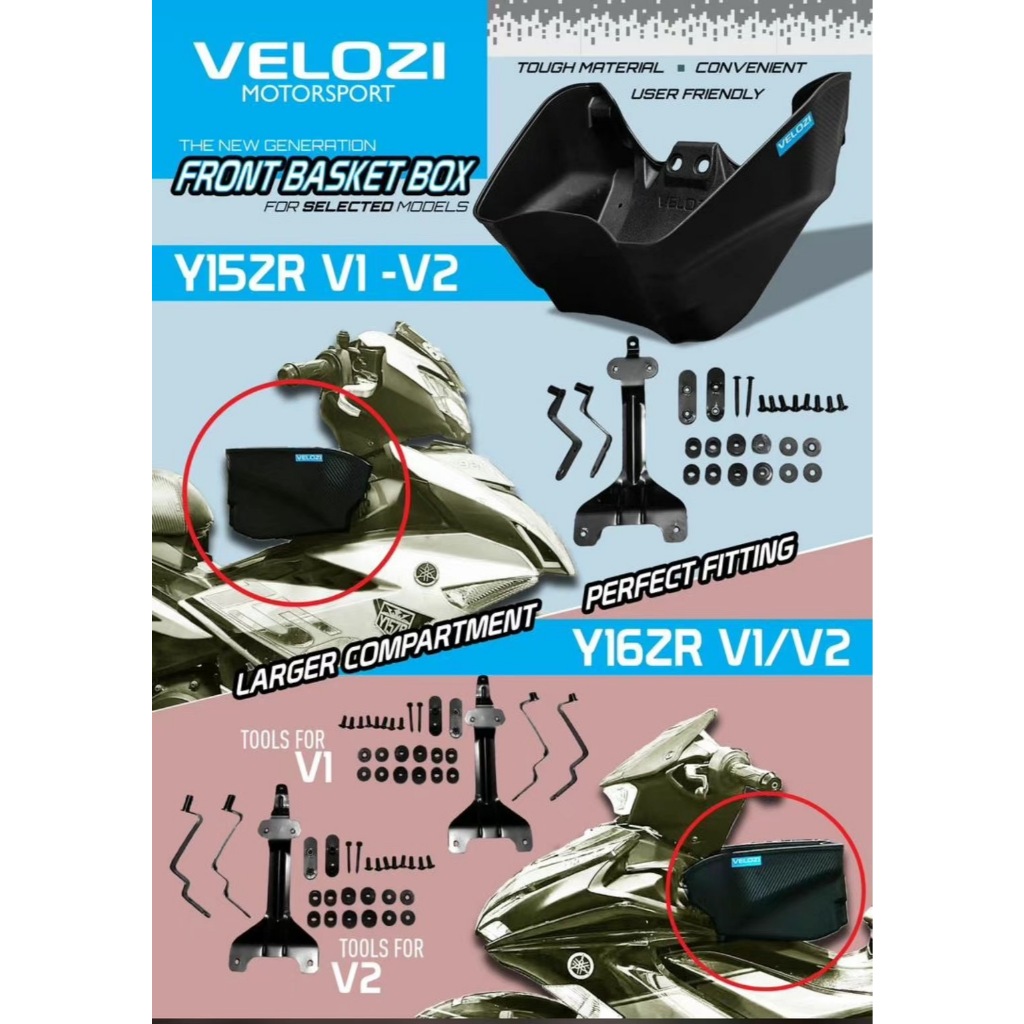 VELOZI PVC BASKET Y15ZR V1 V2 Y16ZR LC135 V2 V3 V4 V5 V6 V7 V8 PLATIK ...