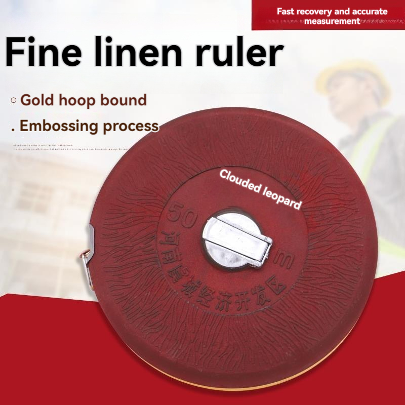 Linen tape measure 100-meter measuring tape Measuring Tape Disk ...