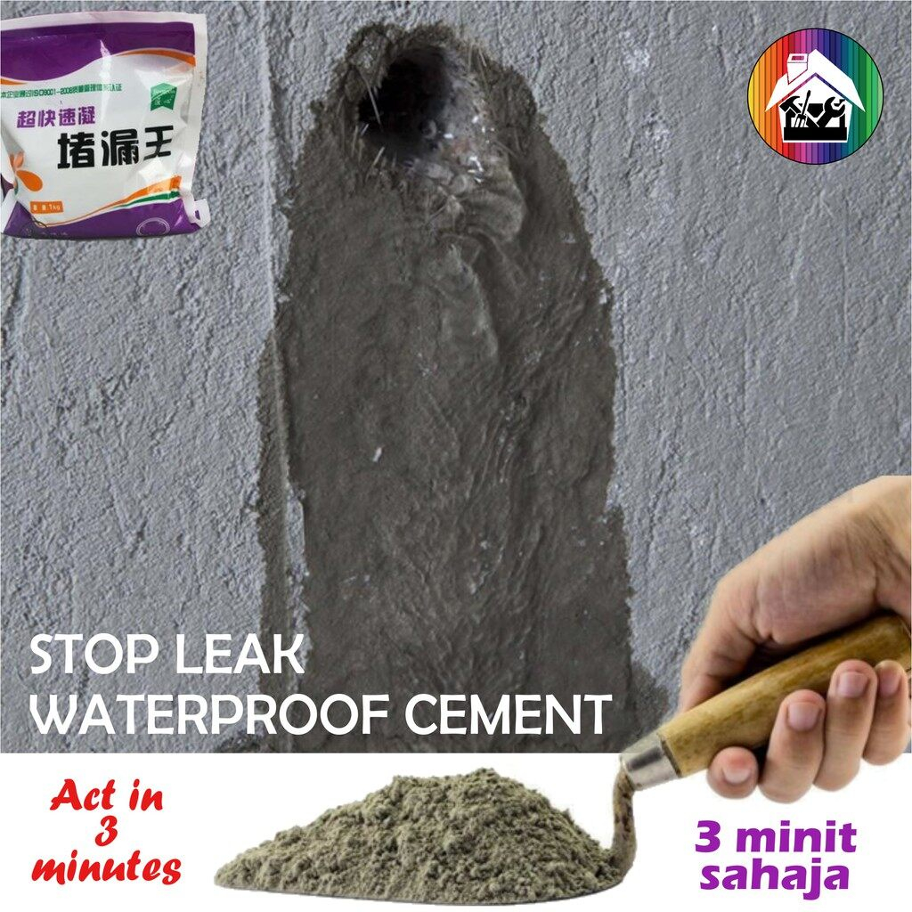 Simen WaterProof Cement Quick Dry Simen Kalis Air Cepat Kering Untuk ...