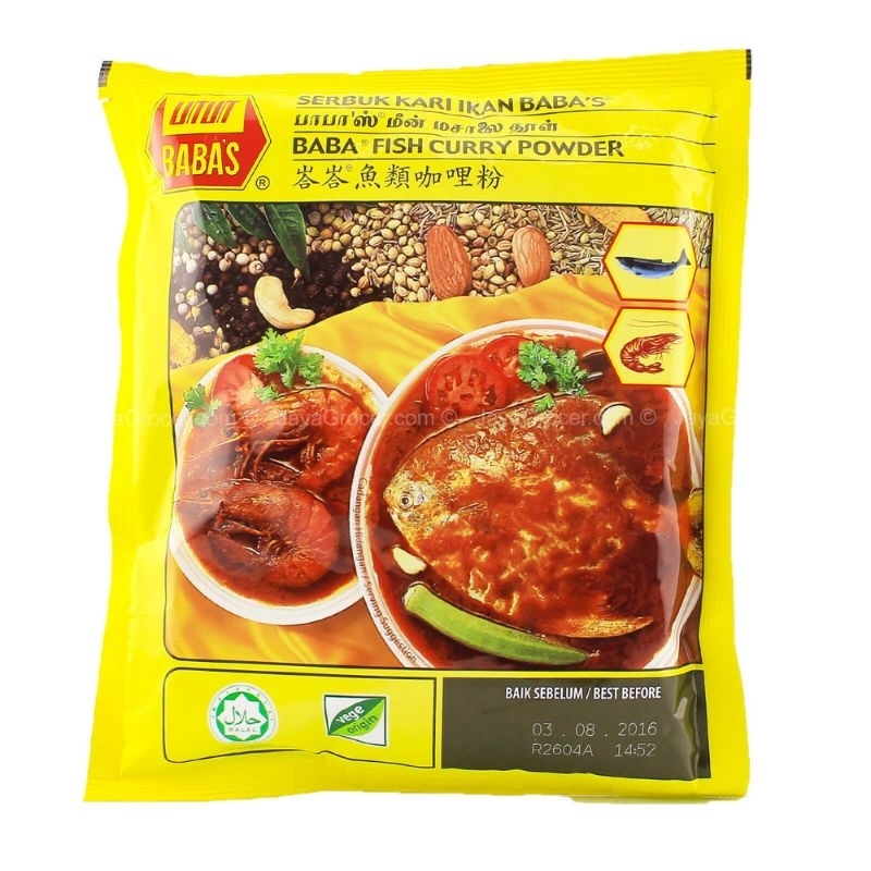 Babas Fish Curry Powder Serbuk Kari Ikan 250g | Shopee Malaysia