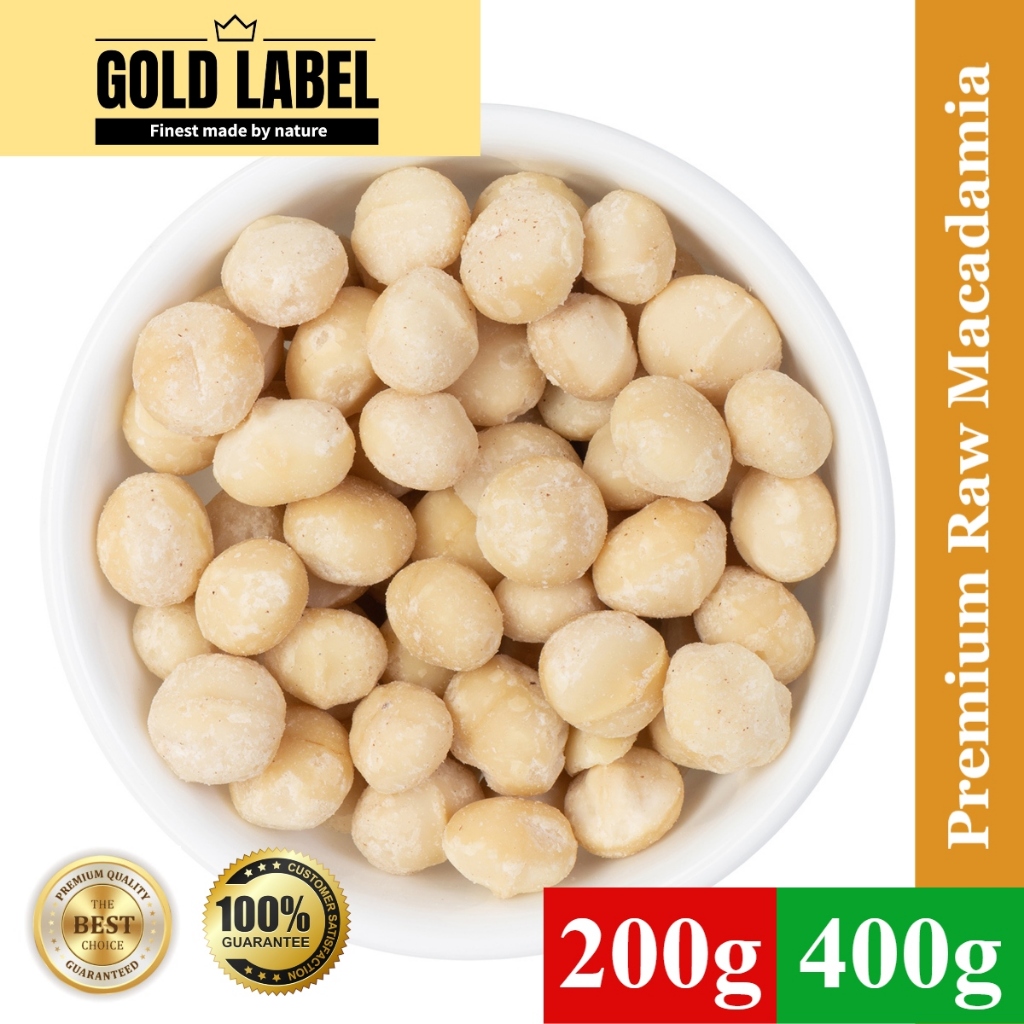 GoldLabel Premium Natural Raw Macadamia 200g/400g | Shopee Malaysia