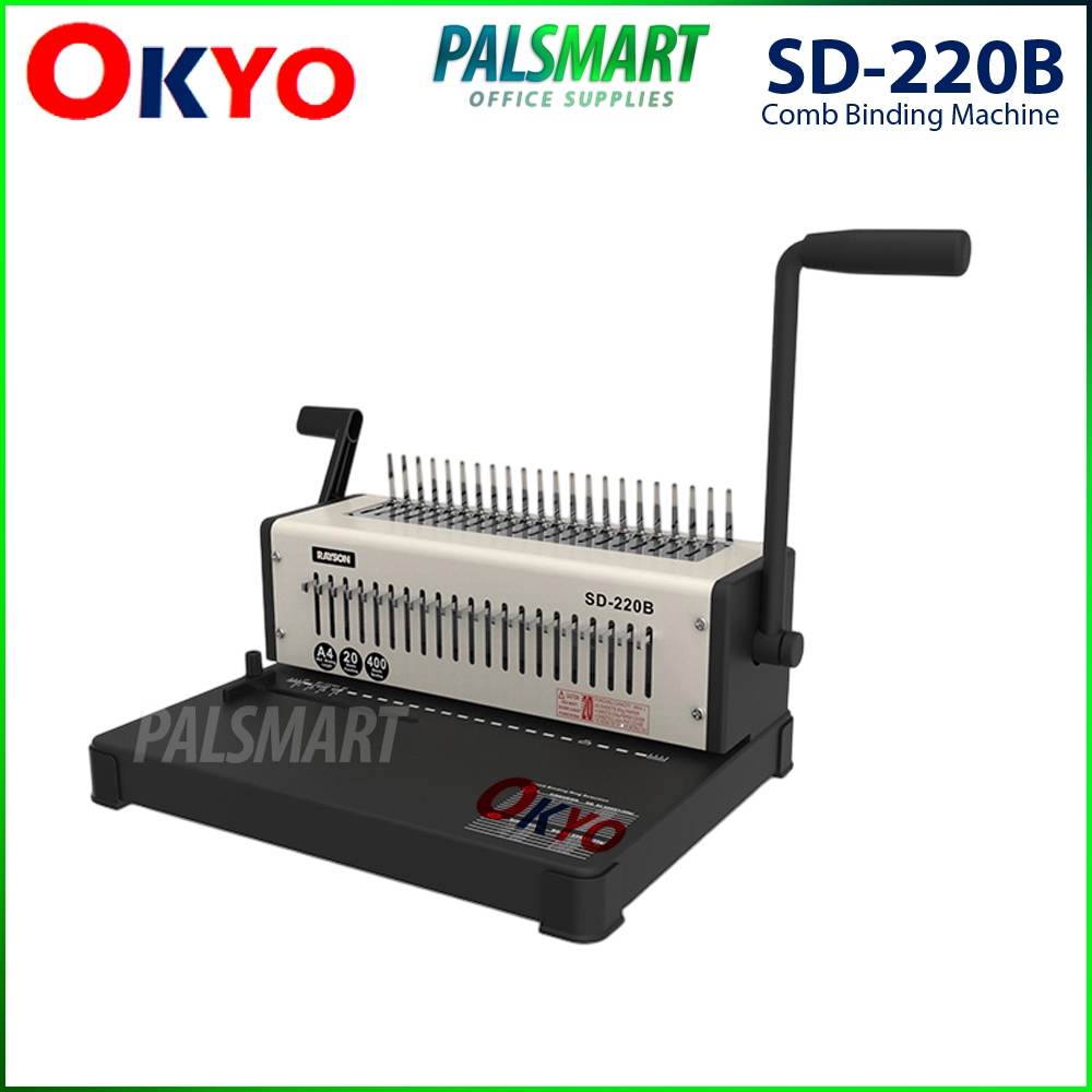 Okyo SD220b Comb Binding Machine Binder | Shopee Malaysia