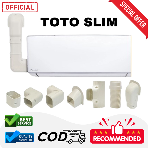 [Slim Duct] Toto Slim - Duct [Air Cond Lineset Cover System / PVC ...