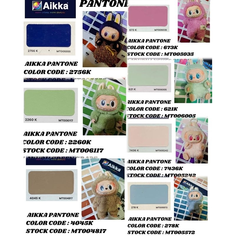 AIKKA PAINT PANTONE COLOR SERIES | Shopee Malaysia