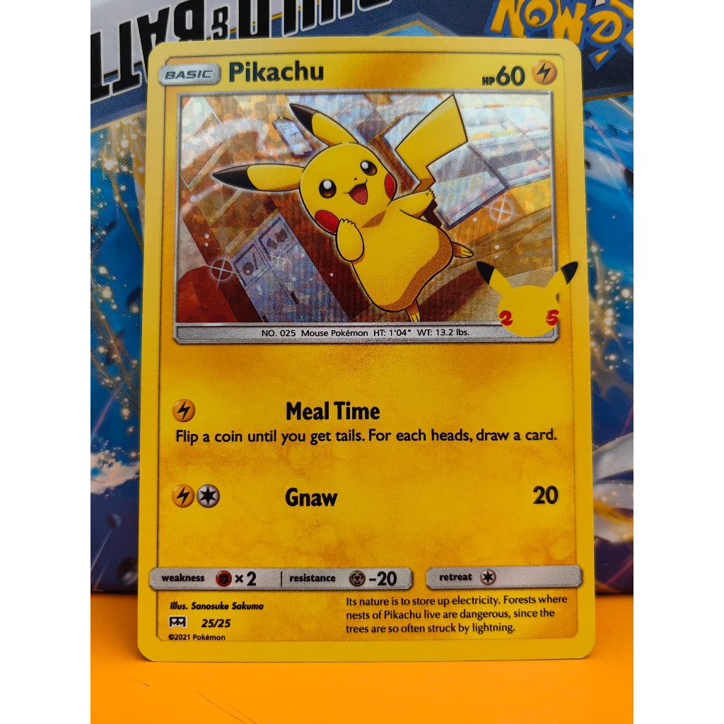 Pikachu - 25/25 - McDonald's 25th Anniversary Promos (MCD21) | Shopee ...