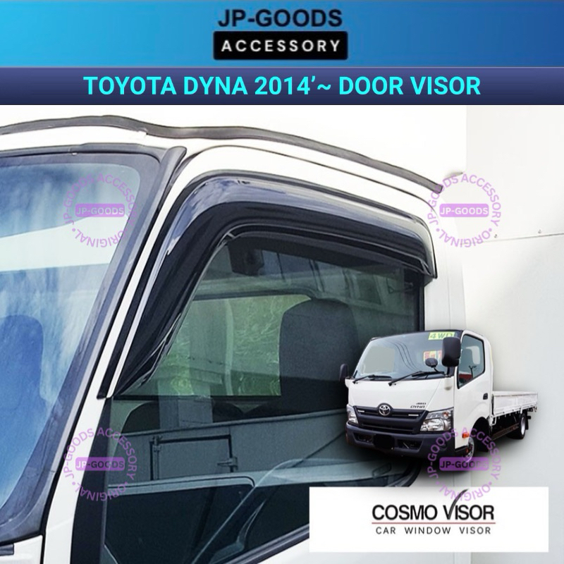 TOYOTA DYNA LORRY / TRUCK 2014 - ABOVE DOOR VISOR / WINDOW VENT VISOR ...