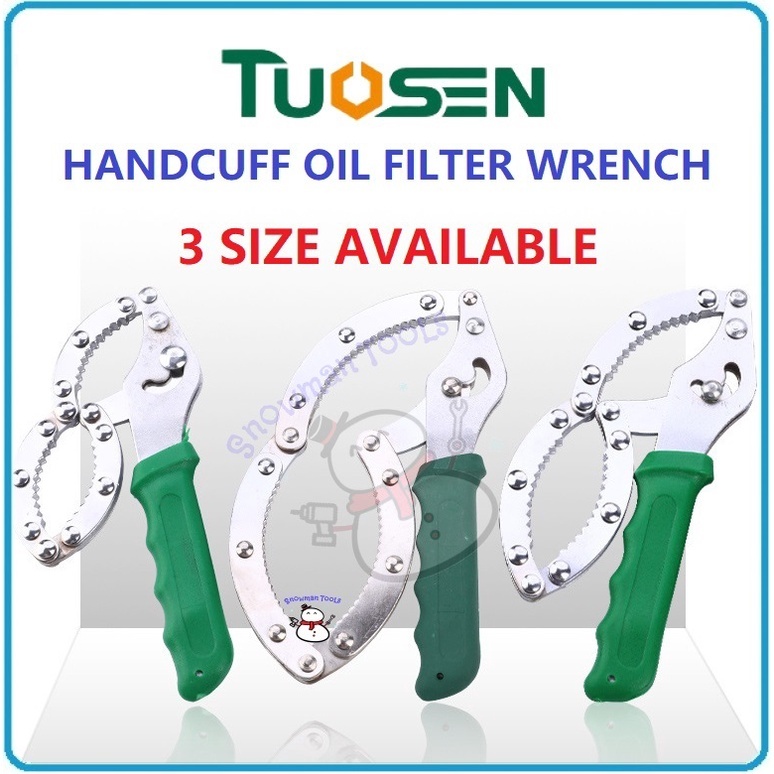 TUOSEN HANDCUFF OIL FILTER WRENCH HAND CUFF TYPE OIL FILTER OPENER ...